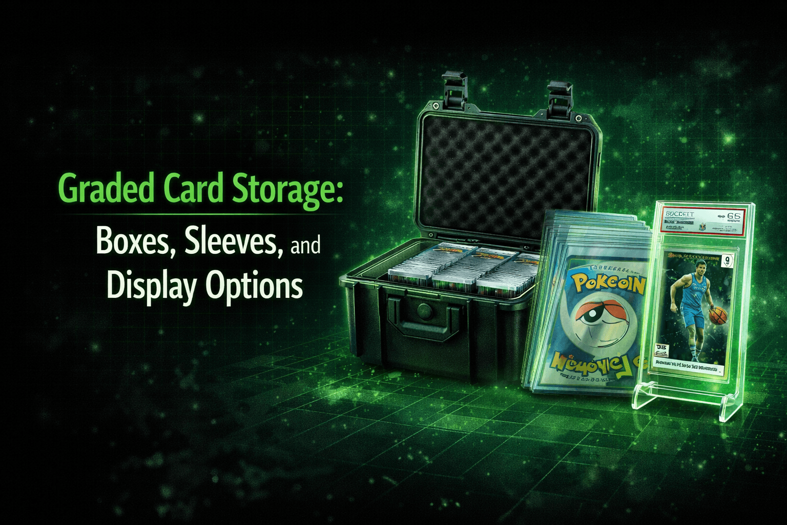 Graded Card Storage: Boxes, Sleeves, and Display Options | figoca